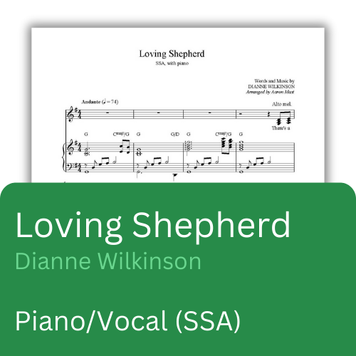 Loving Shepherd (Sheet Music) | Heartland Baptist Bookstore