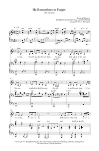 He Remembers to Forget (Sheet Music) | Heartland Baptist Bookstore