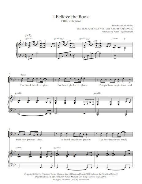 I Believe the Book (PDF) | Heartland Baptist Bookstore