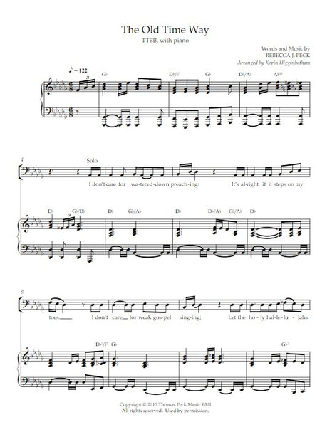 The Old Time Way (PDF) | Heartland Baptist Bookstore